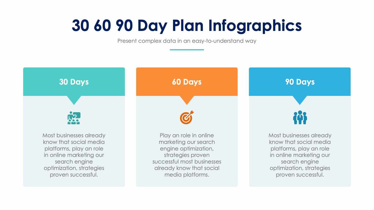 30 60 90 Day Plan Slide Infographic Template S12052114 – Infografolio