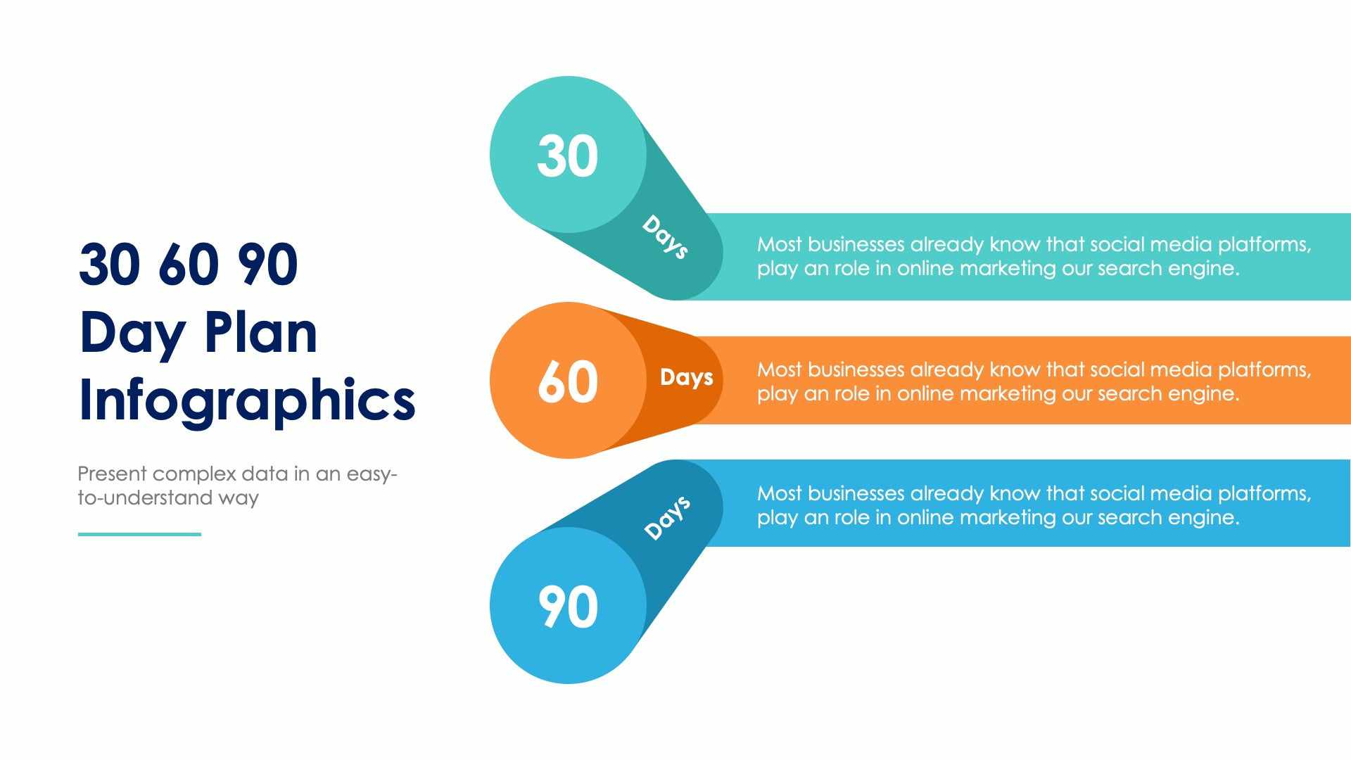 30 60 90 Day Plan Slide Infographic Template S12052115 | Infografolio