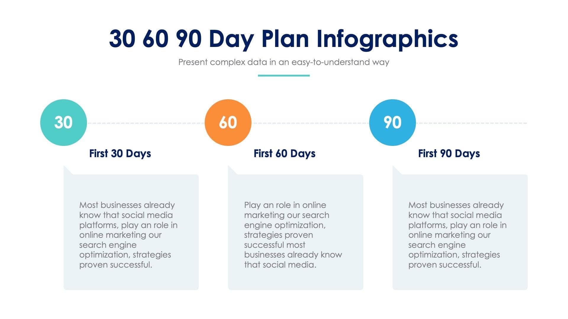 30 60 90 Day Plan Slide Infographic Template S12052117 | Infografolio