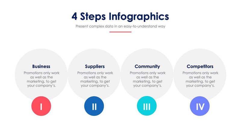 4 Steps Slides – Infografolio