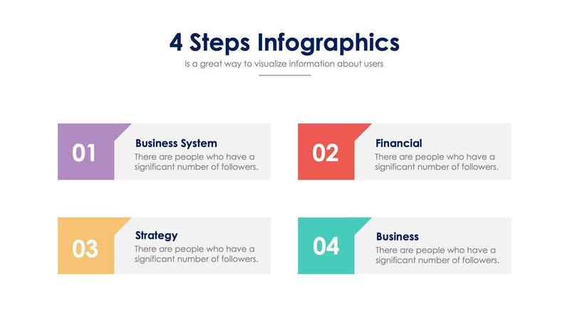 4 Steps Slides | Infografolio