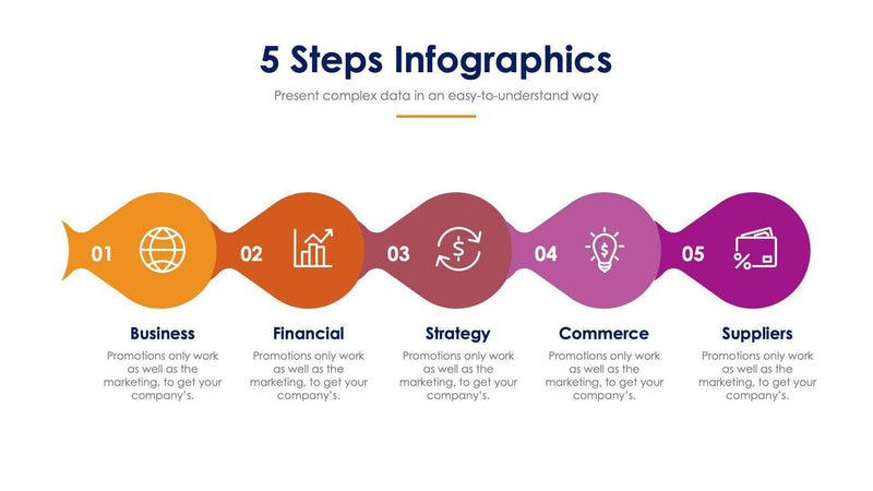 5 Steps Slides | Infografolio