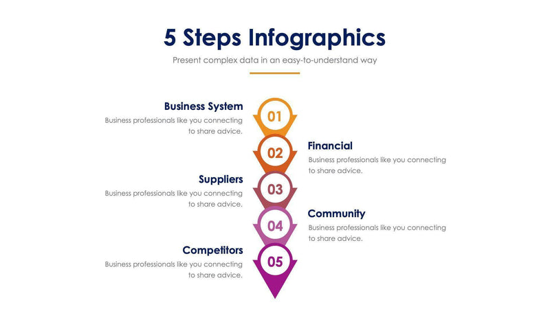 5 Steps Slides – Infografolio