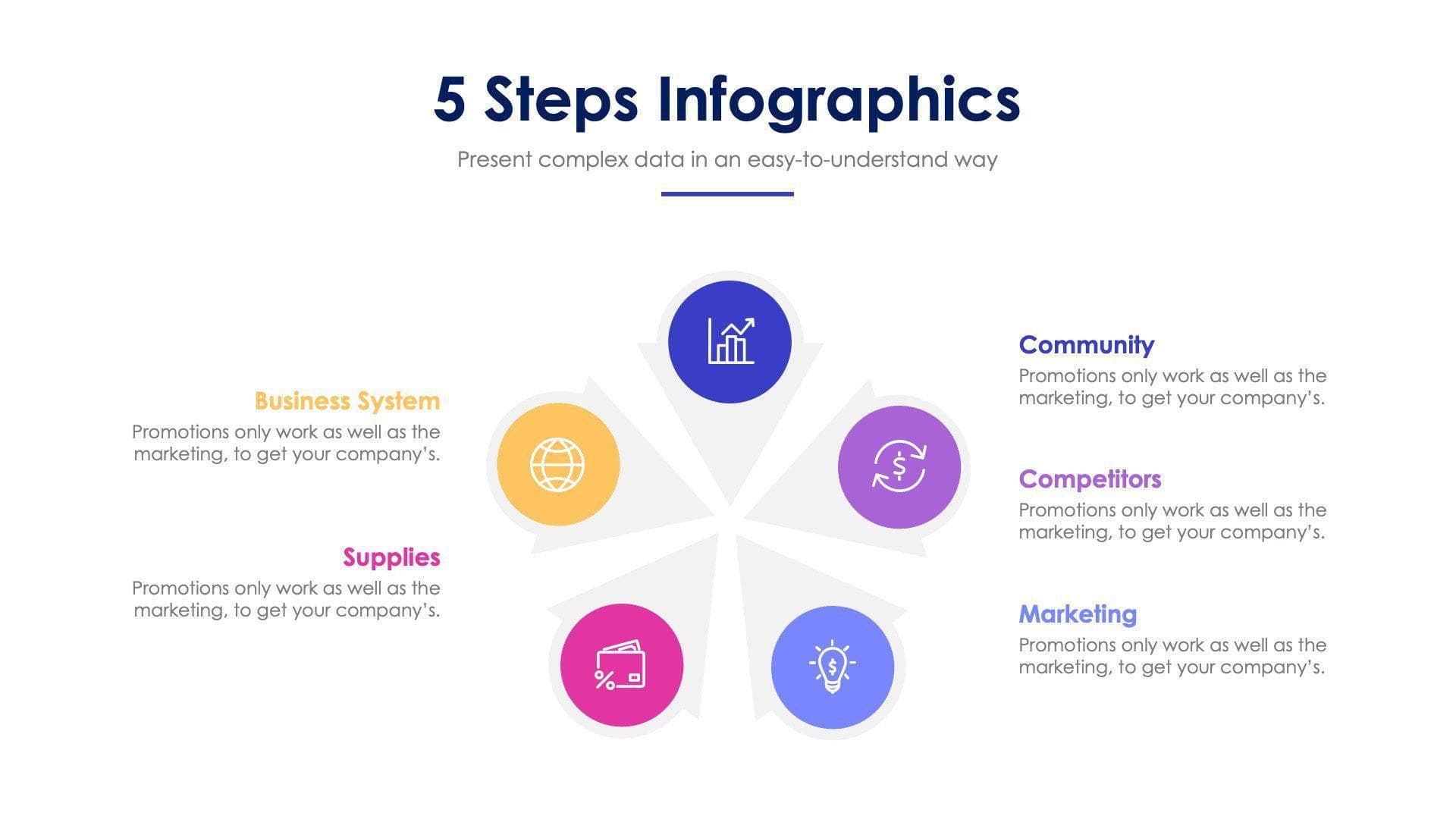 5 Steps Slide Infographic Template S11192111 | Infografolio