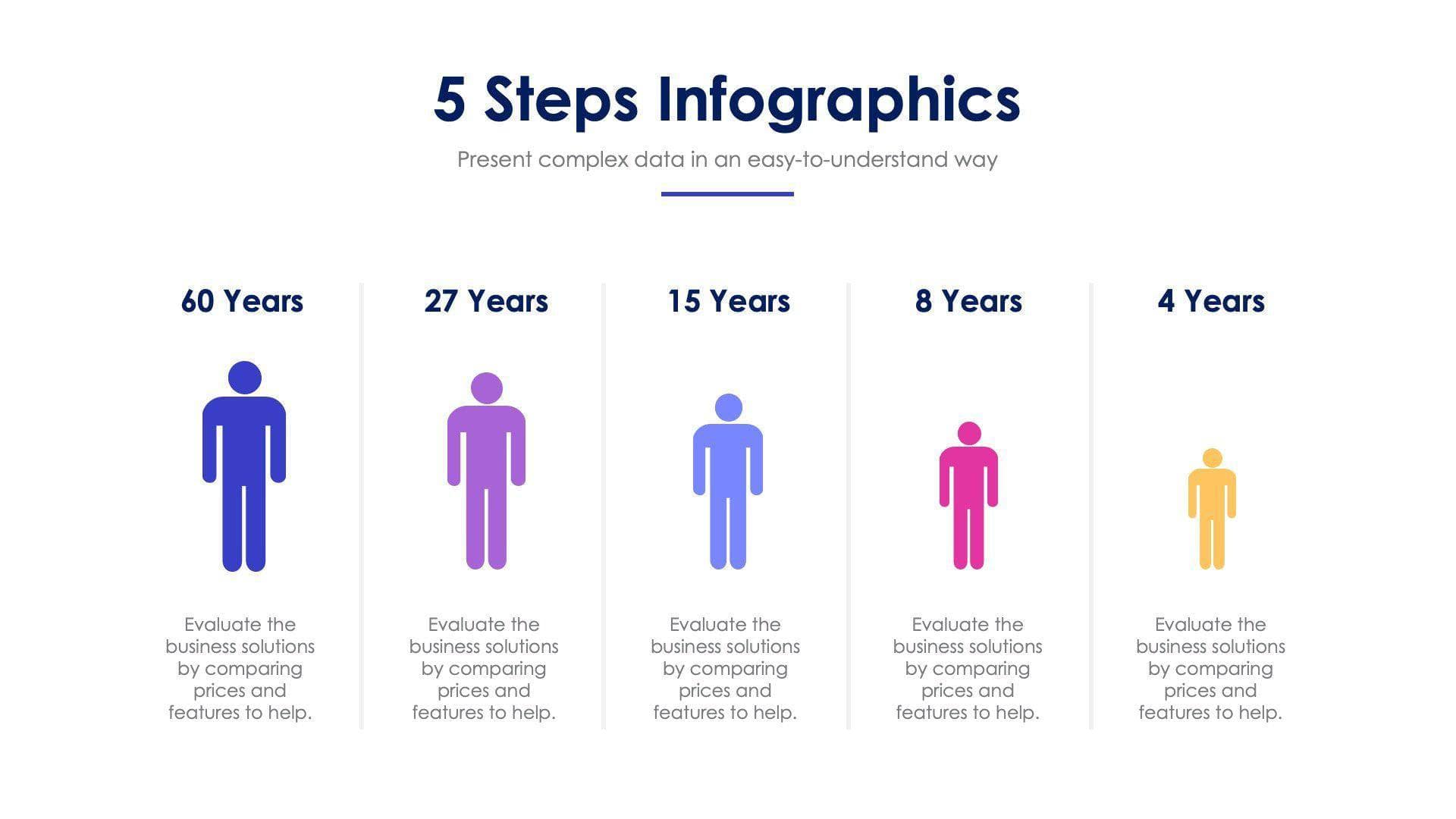 5 Steps Slide Infographic Template S11192119 | Infografolio