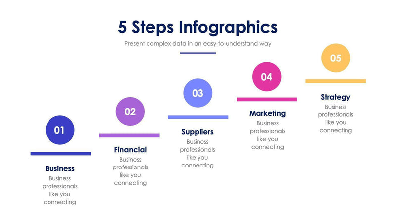 5 Steps Slides – Infografolio