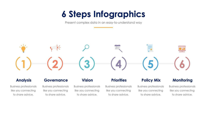 6 Steps Slides | Infografolio