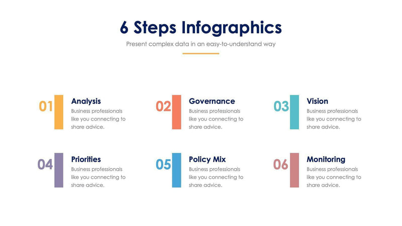 6 Steps Slides | Infografolio