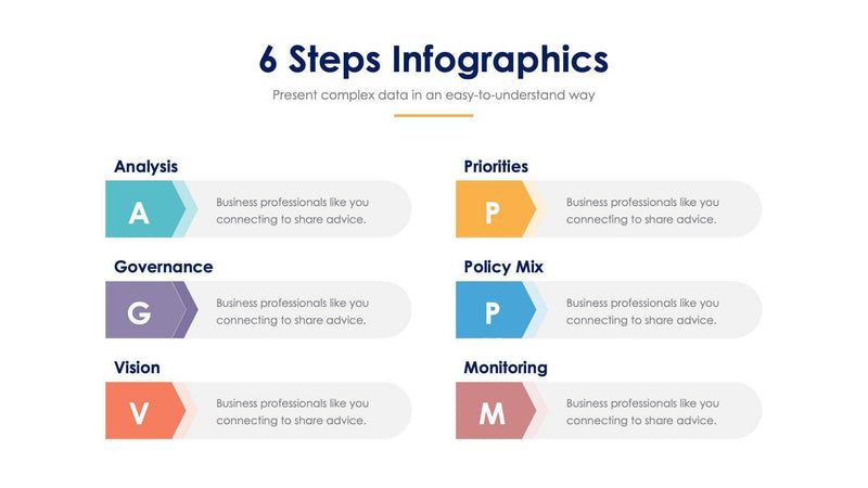 6 Steps Slides | Infografolio