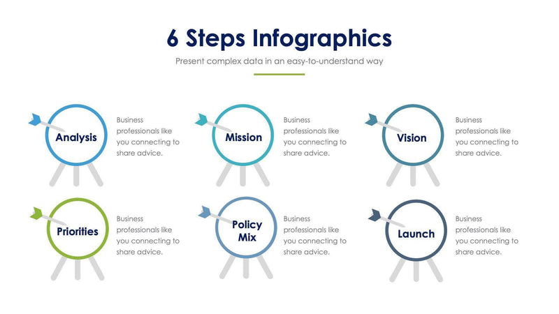 6 Steps Slides – Infografolio