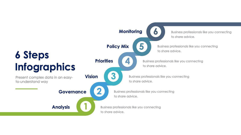 6 Steps Slides | Infografolio