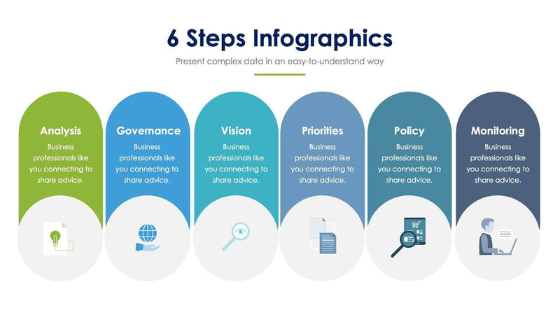 6 Steps Slides | Infografolio