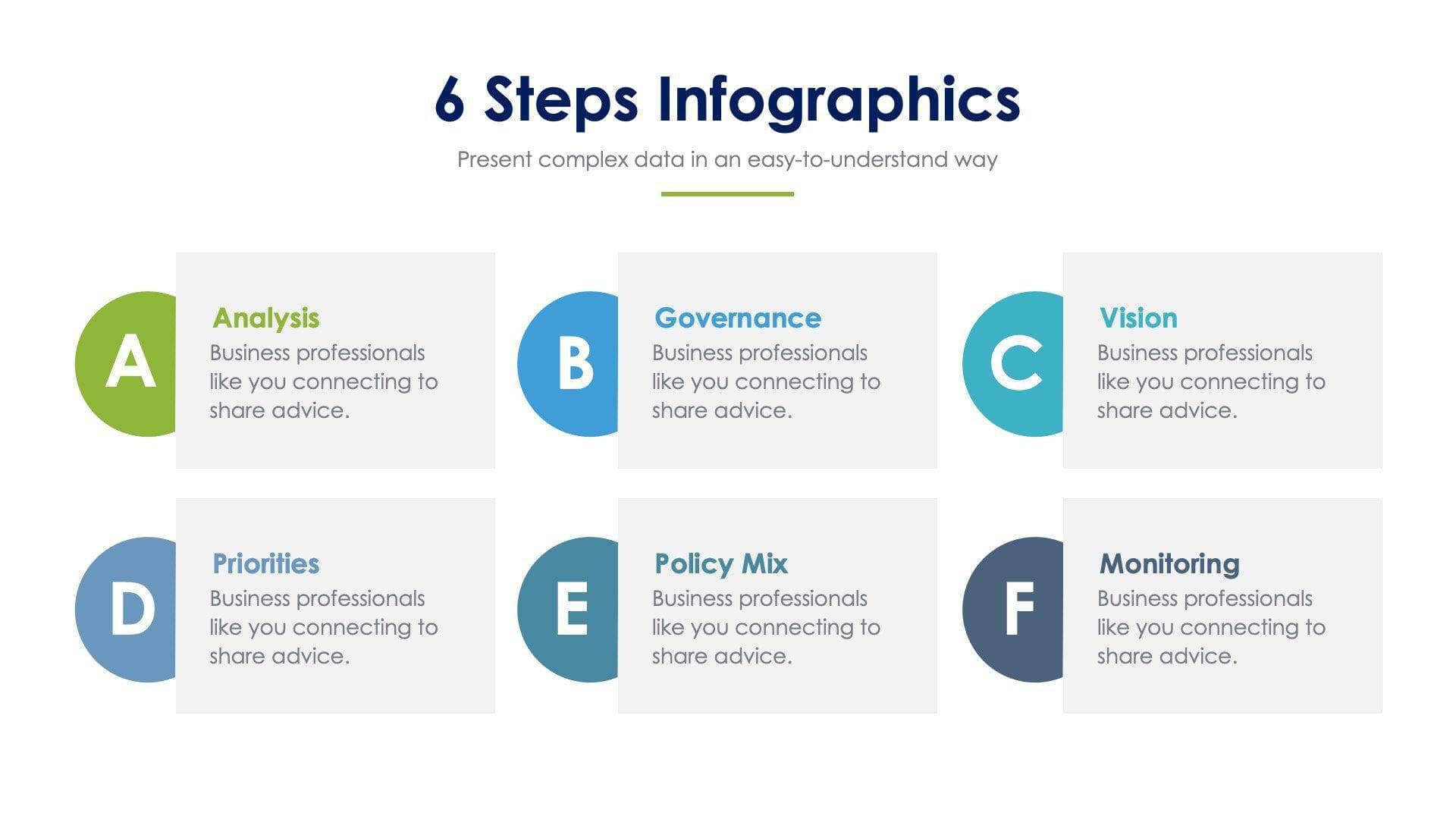 6 Steps Slide Infographic Template S11192120 | Infografolio