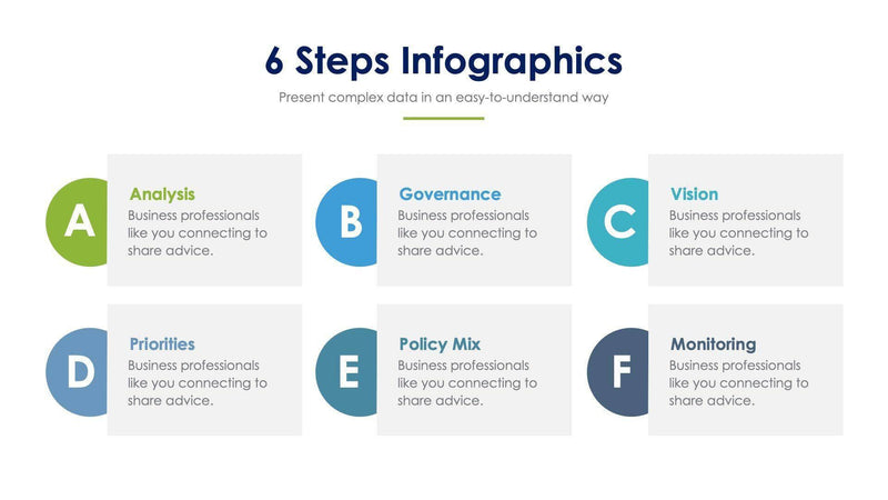 6 Steps Slides – Infografolio