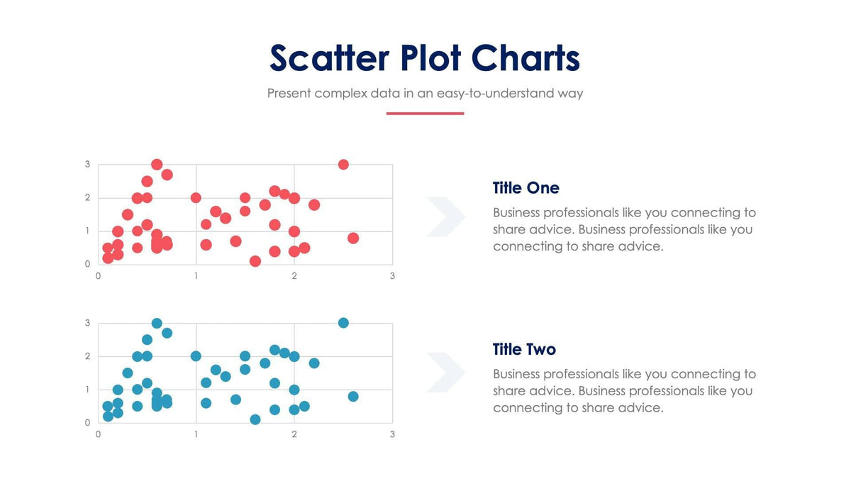 Scatter Plot Charts Slide Infographic Template S02062212 – Infografolio
