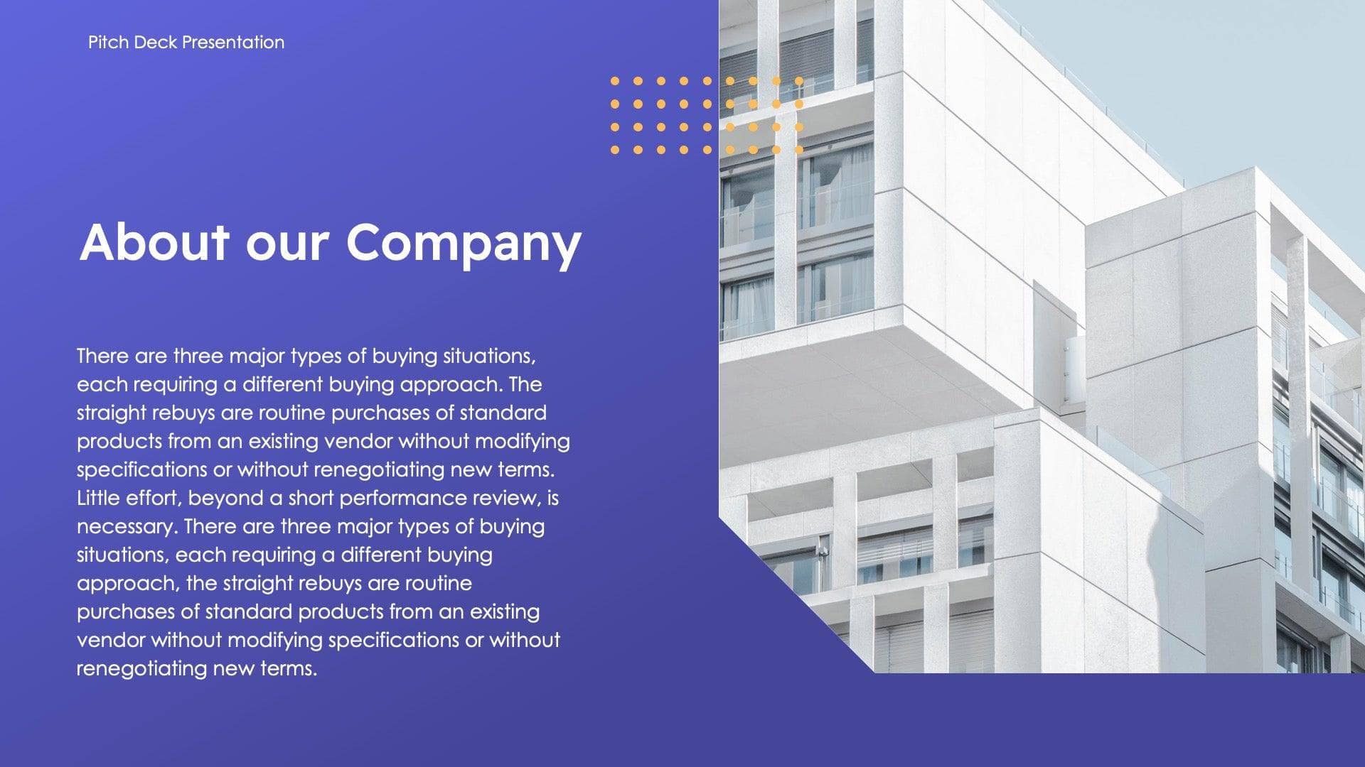 About Our Company Slide Template S10172201 | Infografolio