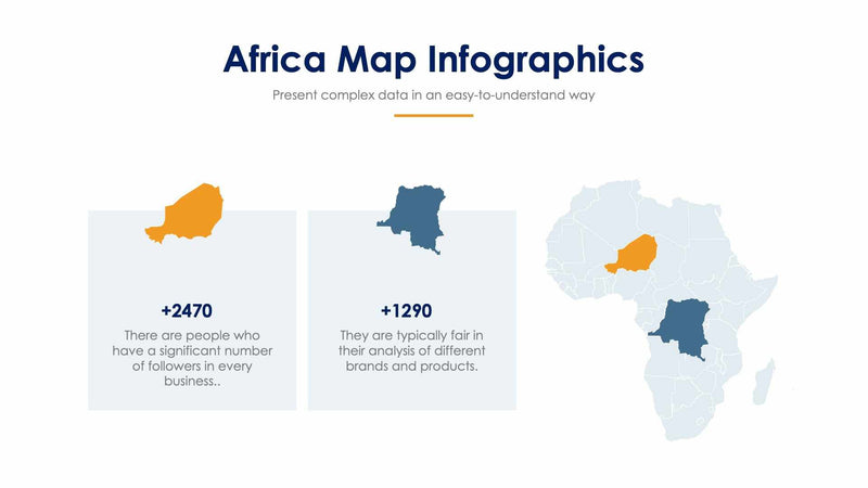 Africa Map Slides | Infografolio