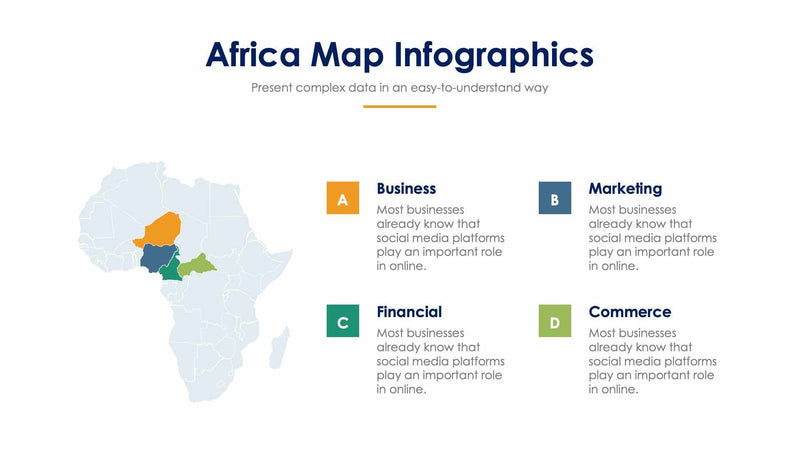 Africa Map Slides – Infografolio