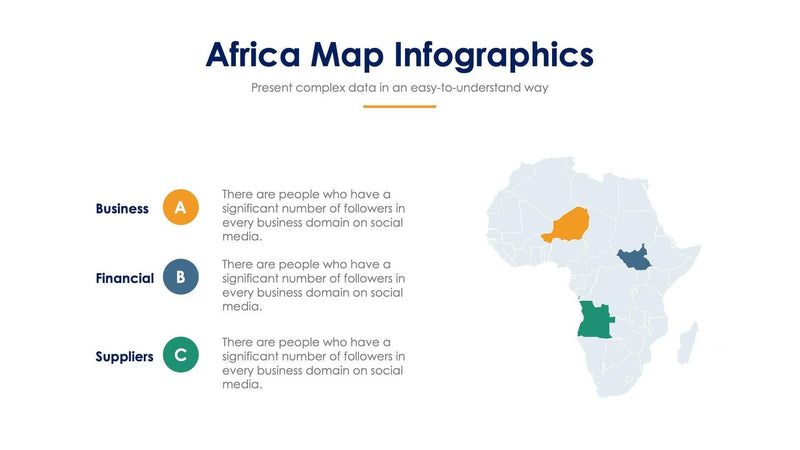 Africa Map Slides | Infografolio