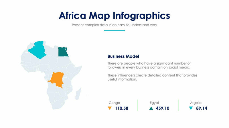 Africa Map Slides | Infografolio