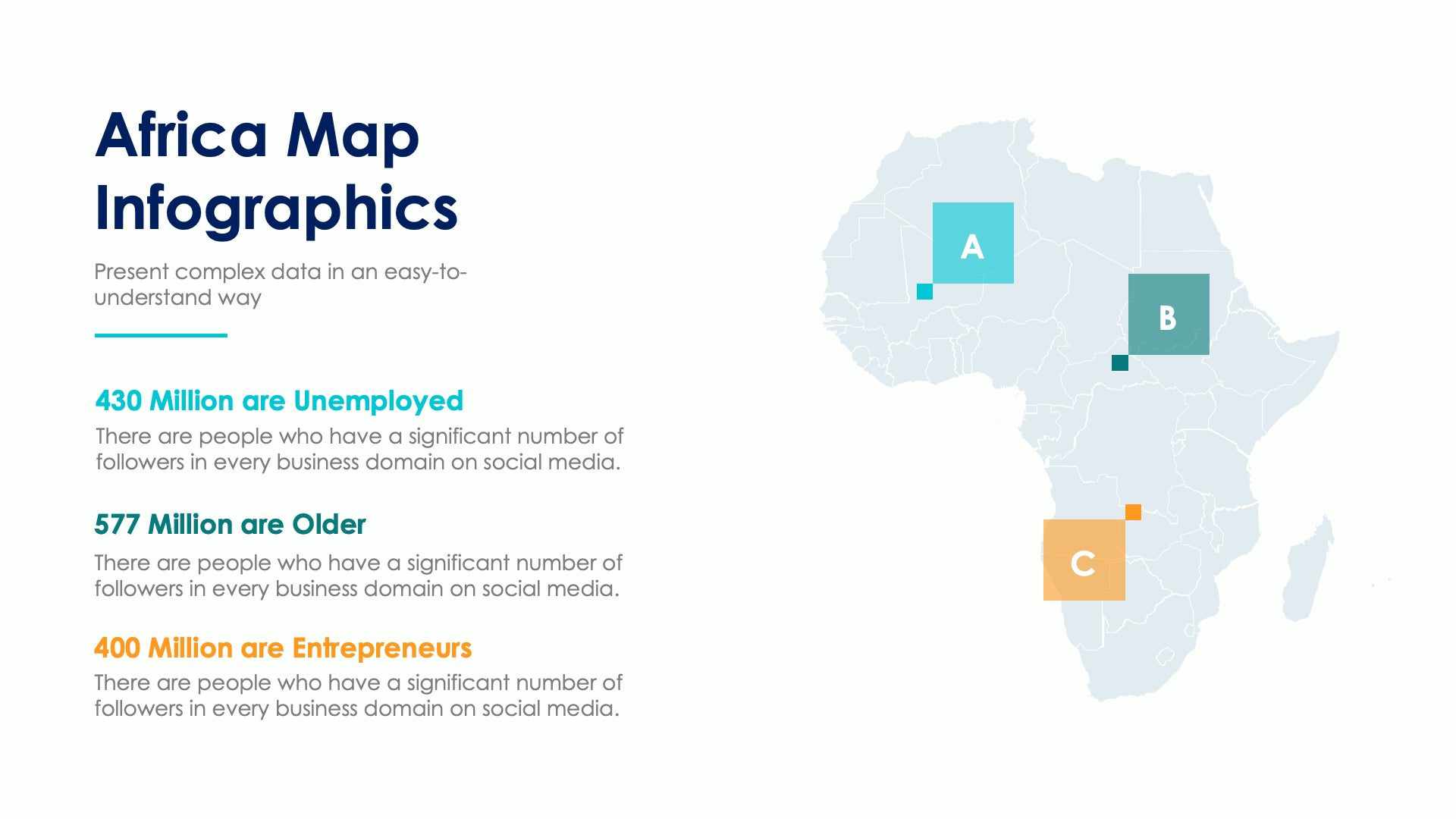 Africa Map Slide Infographic Template S01122222 | Infografolio