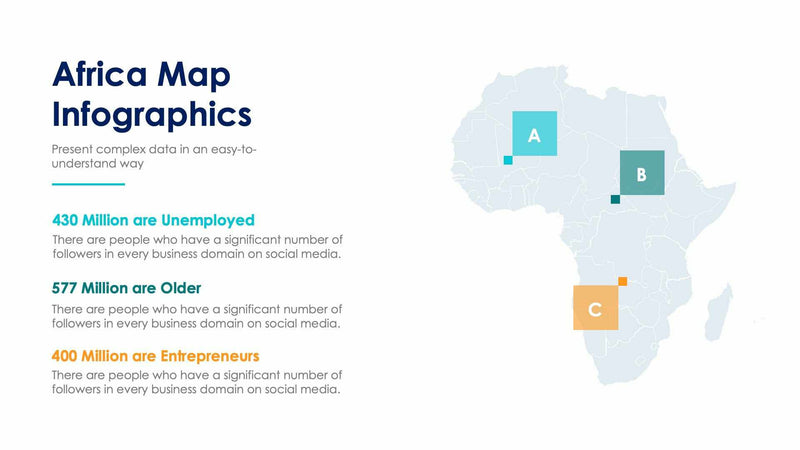 Africa Map Slides | Infografolio