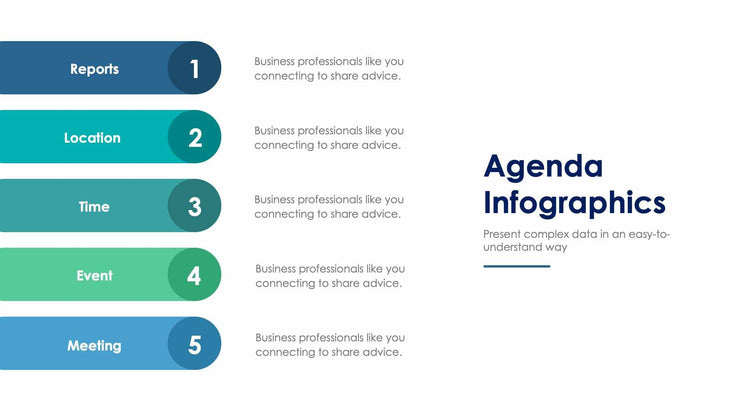 Agenda Slide Infographic Template S01132203 – Infografolio