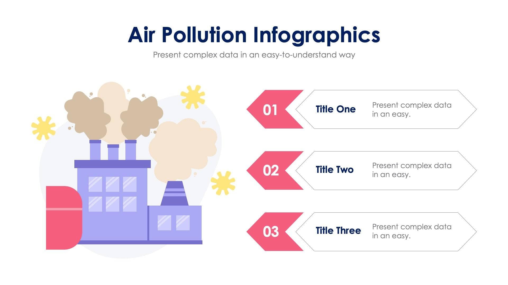 Air Pollution Slide Infographic Template S07052207 | Infografolio