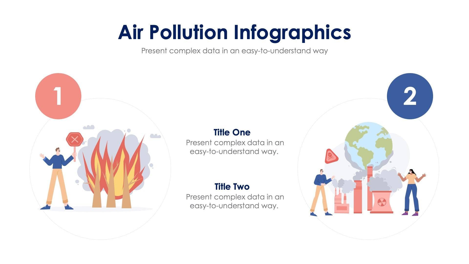 Air Pollution Slide Infographic Template S07052220 | Infografolio
