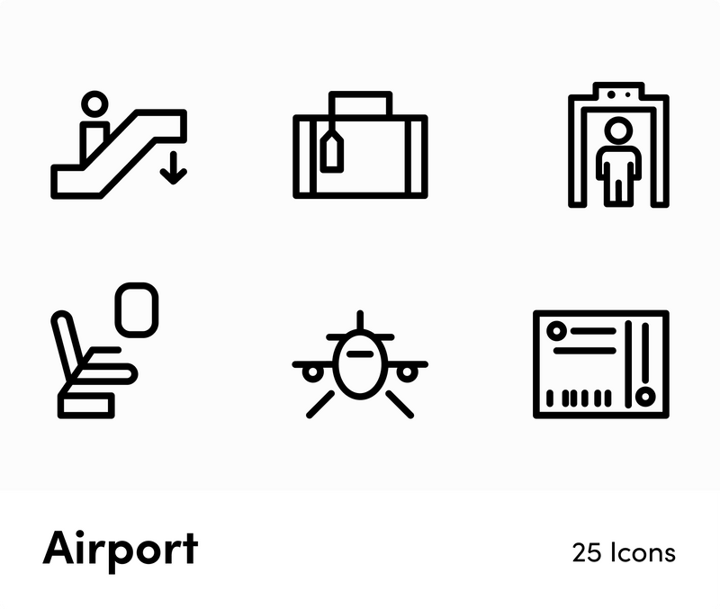 Outline Vector Icons | Infografolio
