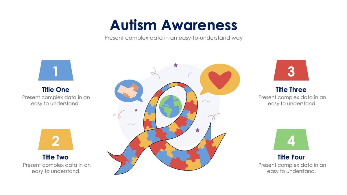 Autism Awareness Slide Infographic Template S07112201 – Infografolio