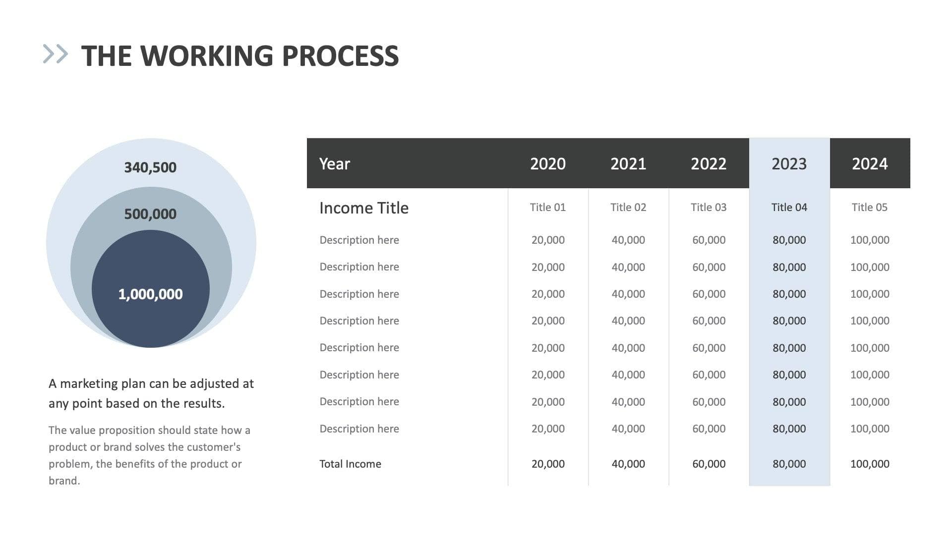 Light Blue Clean and Professional Presentation Annual Report Template | Infografolio