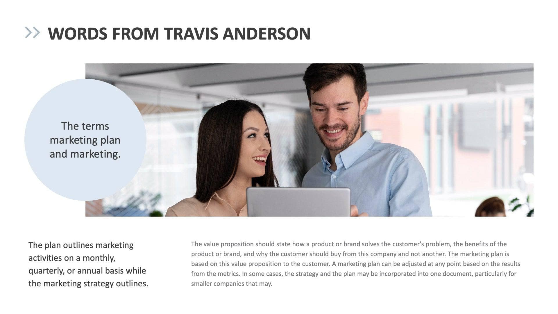 Light Blue Clean and Professional Presentation Annual Report Template | Infografolio