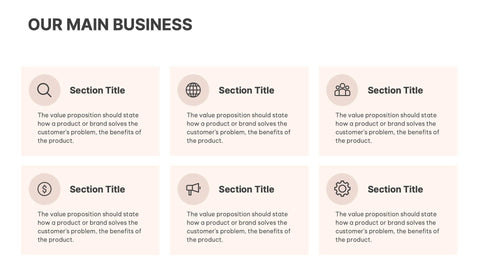 Light Pink Dark Gray Professional Presentation Annual Report Template ...