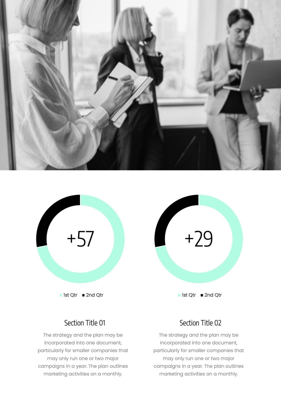 Asda Green Minimalist Annual Report PowerPoint Template | Infografolio