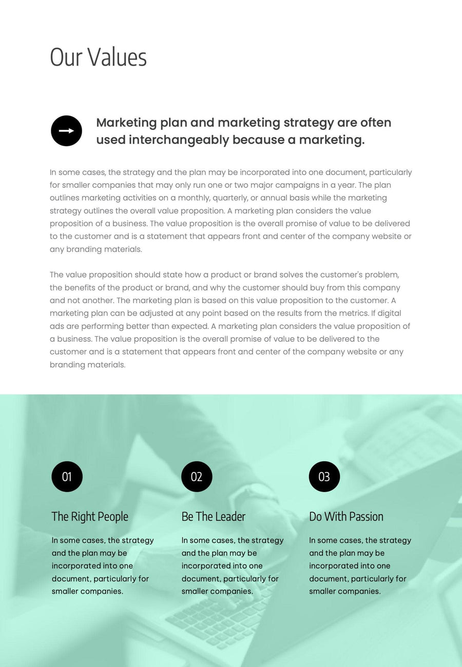 Asda Green Minimalist Annual Report PowerPoint Template | Infografolio