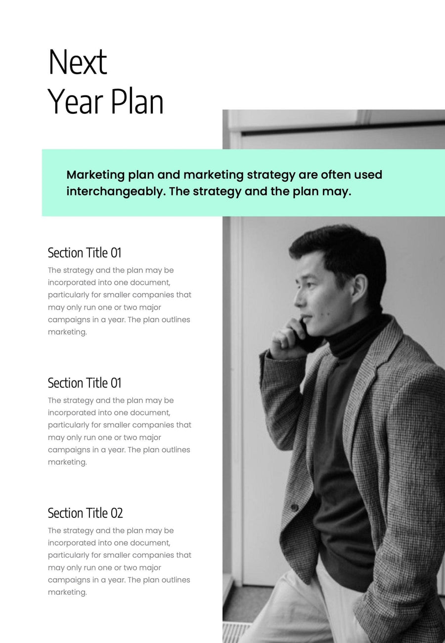 Asda Green Minimalist Annual Report PowerPoint Template | Infografolio