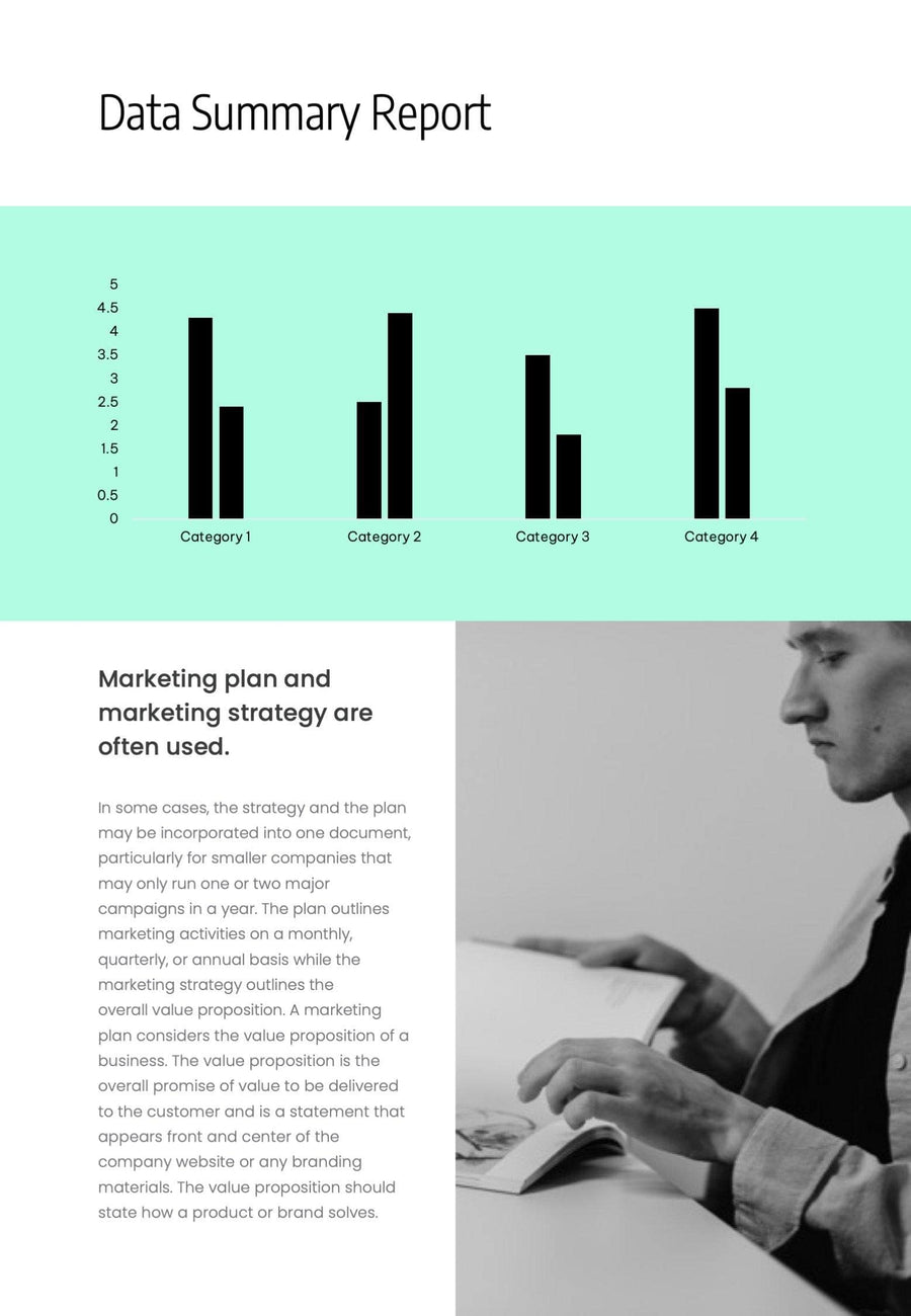 Asda Green Minimalist Annual Report PowerPoint Template | Infografolio