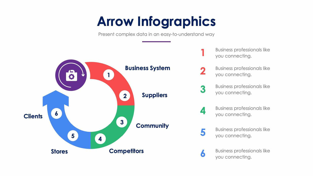Arrow Slide Infographic Template S01132202 – Infografolio