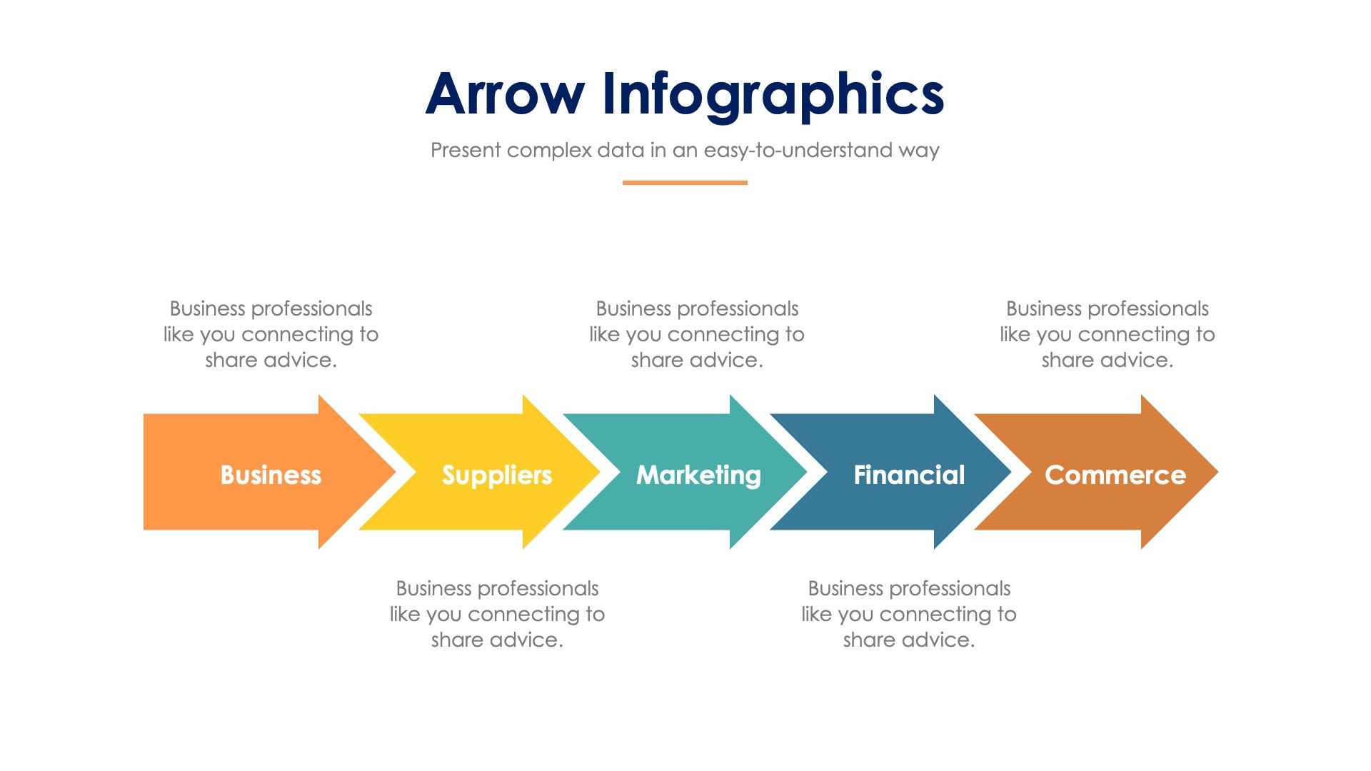 Arrow Slide Infographic Template S01132228 | Infografolio