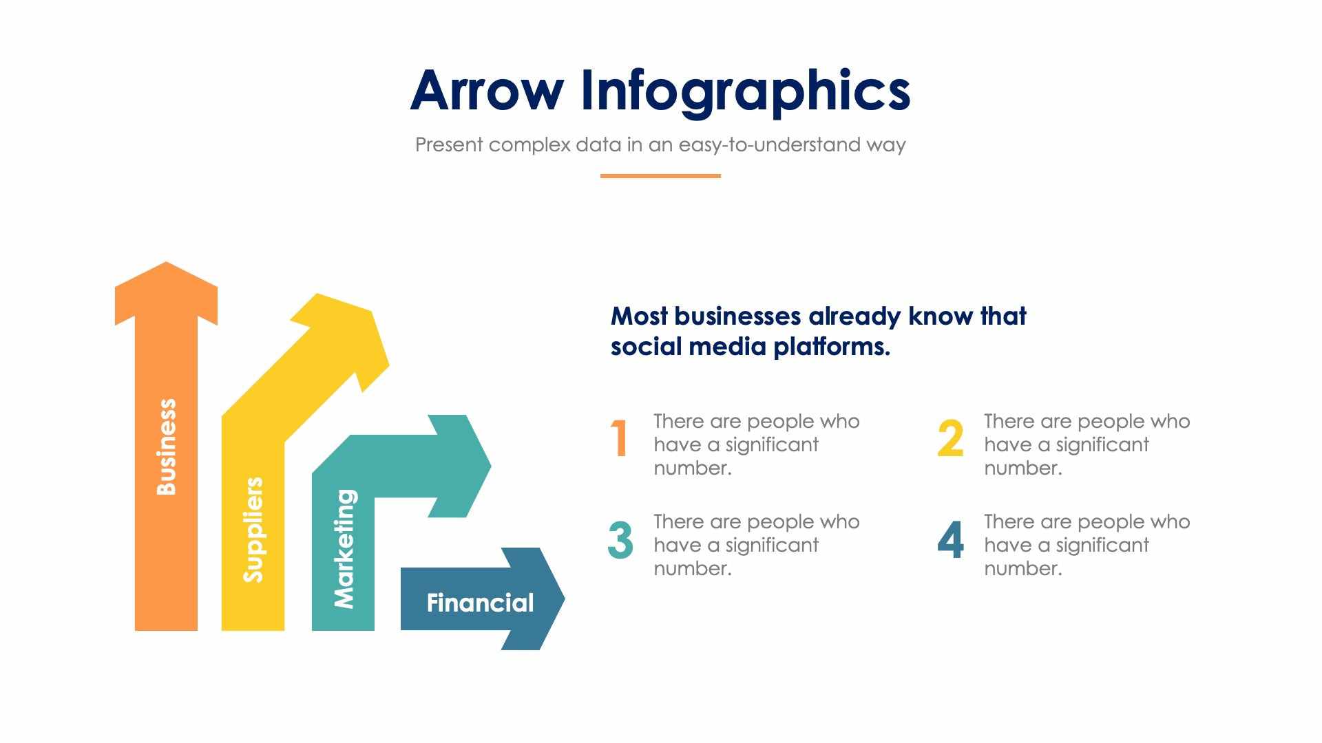 Arrow Slide Infographic Template S01132230 | Infografolio