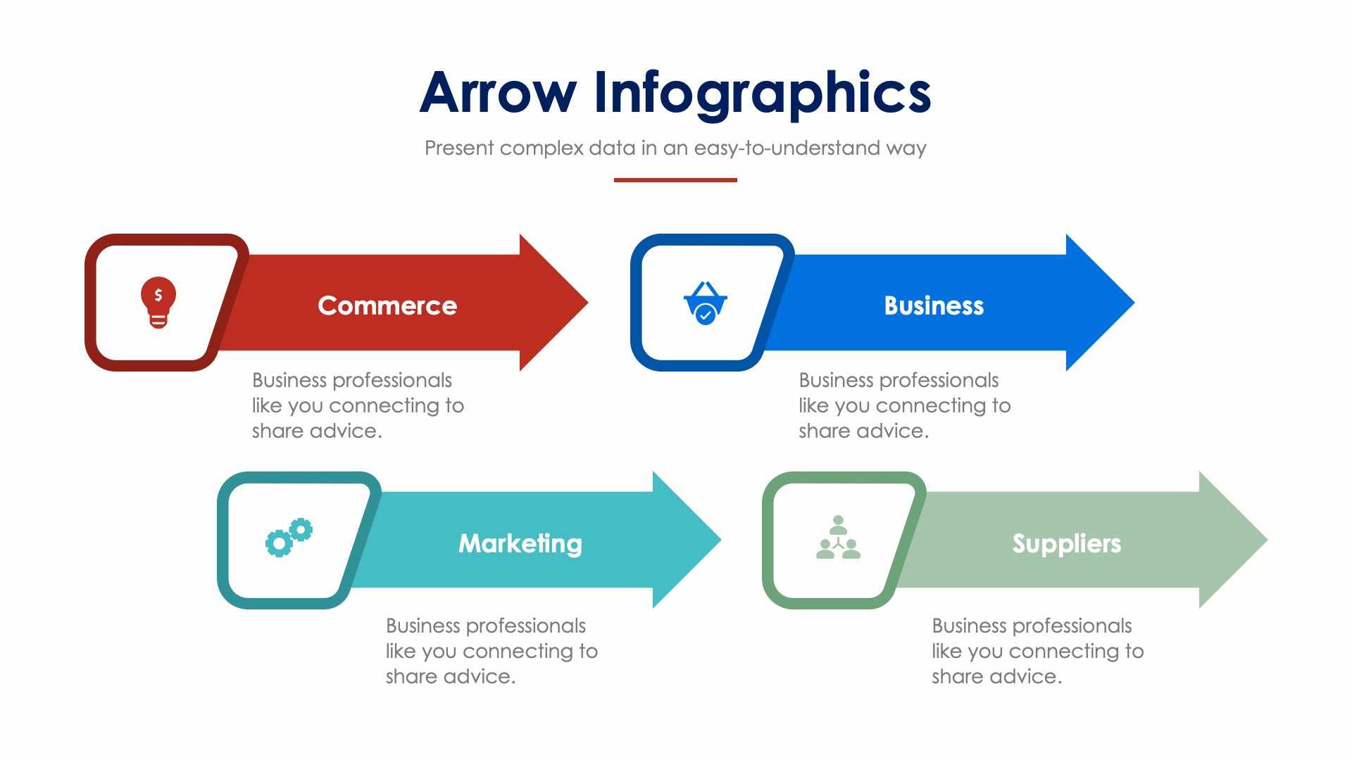 Arrow Slide Infographic Template S01132237 | Infografolio