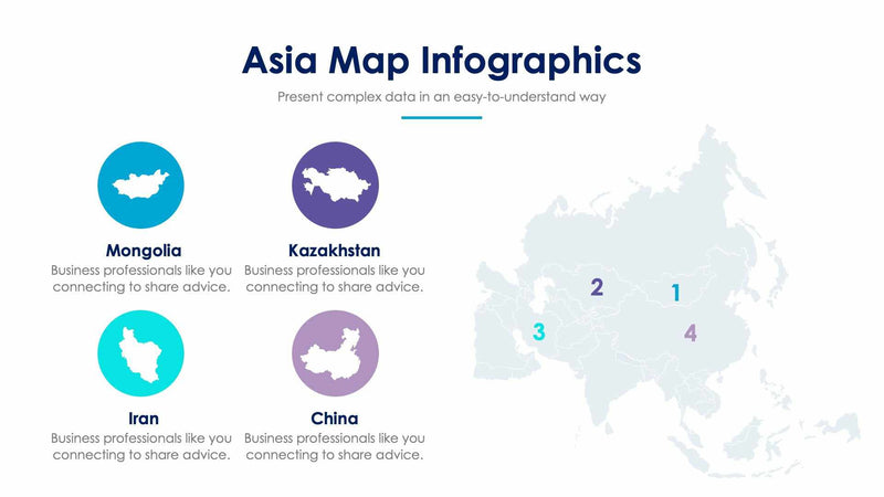 Asia Map Slides | Infografolio