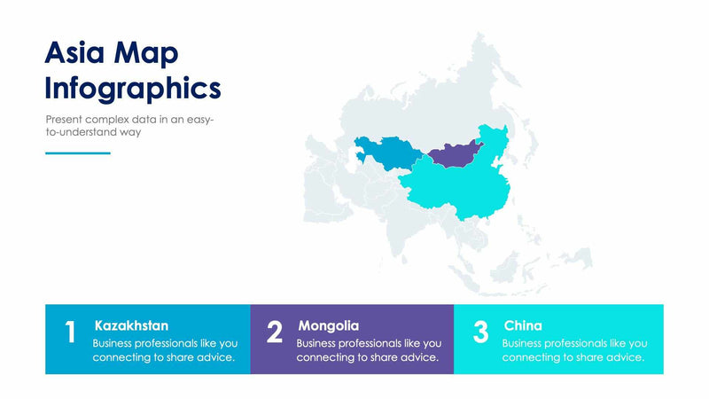 Asia Map Slides – Infografolio