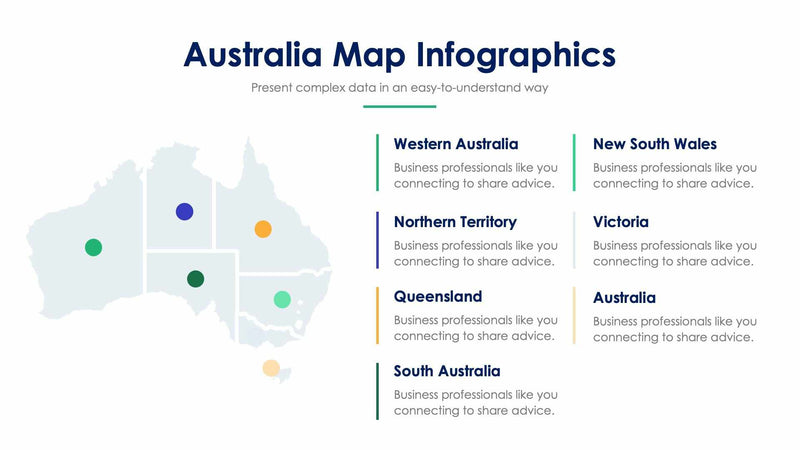 Australia Map Slides | Infografolio