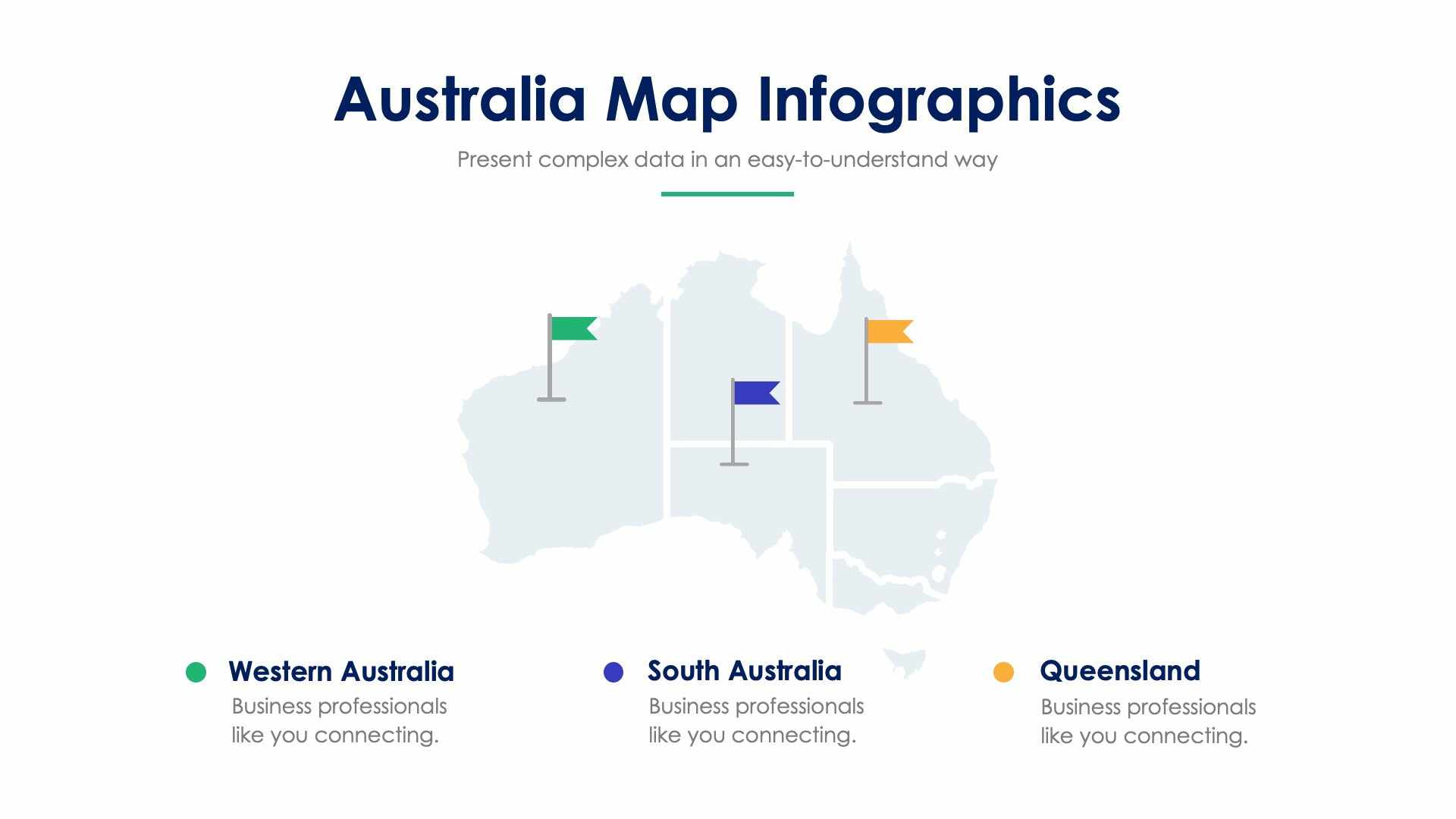 Australia Map Slide Infographic Template S12022107 | Infografolio