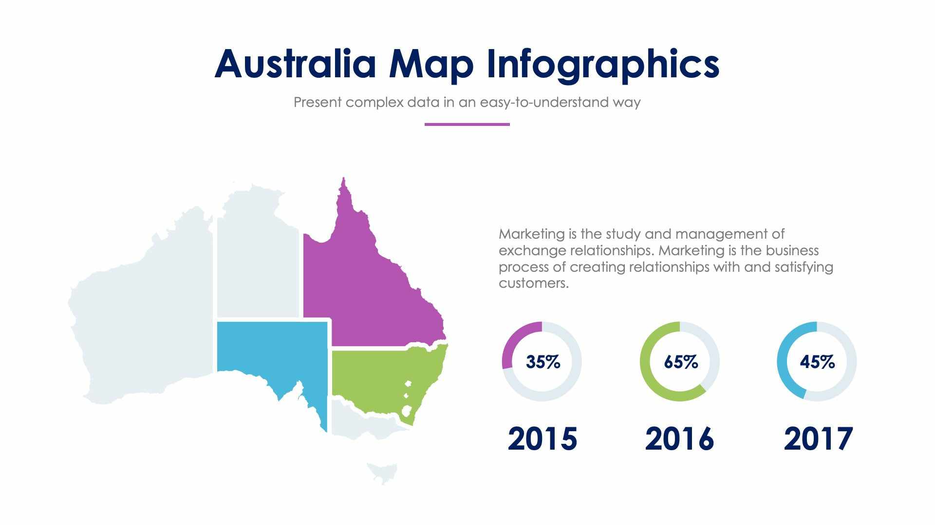 Australia Map Slide Infographic Template S12022122 | Infografolio