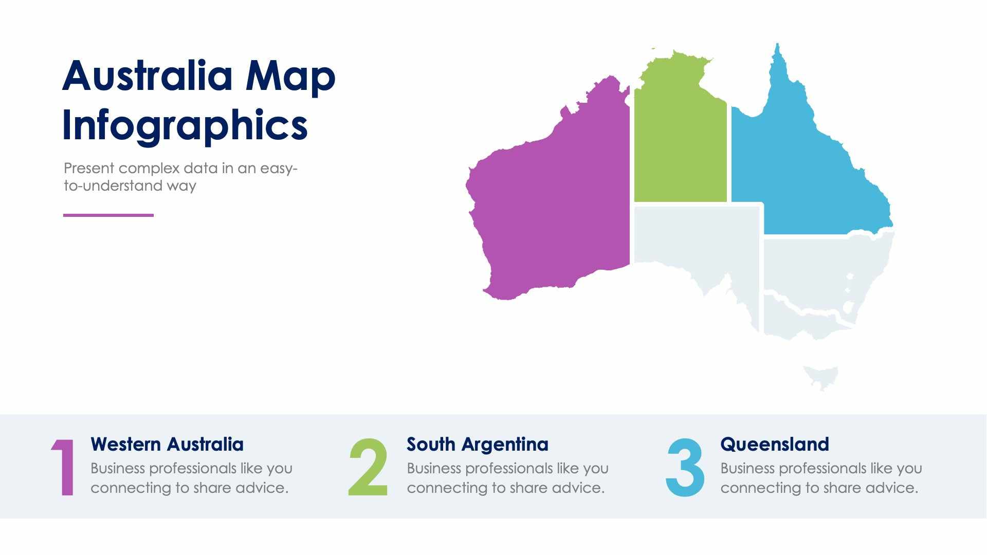 Australia Map Slide Infographic Template S12192102 | Infografolio