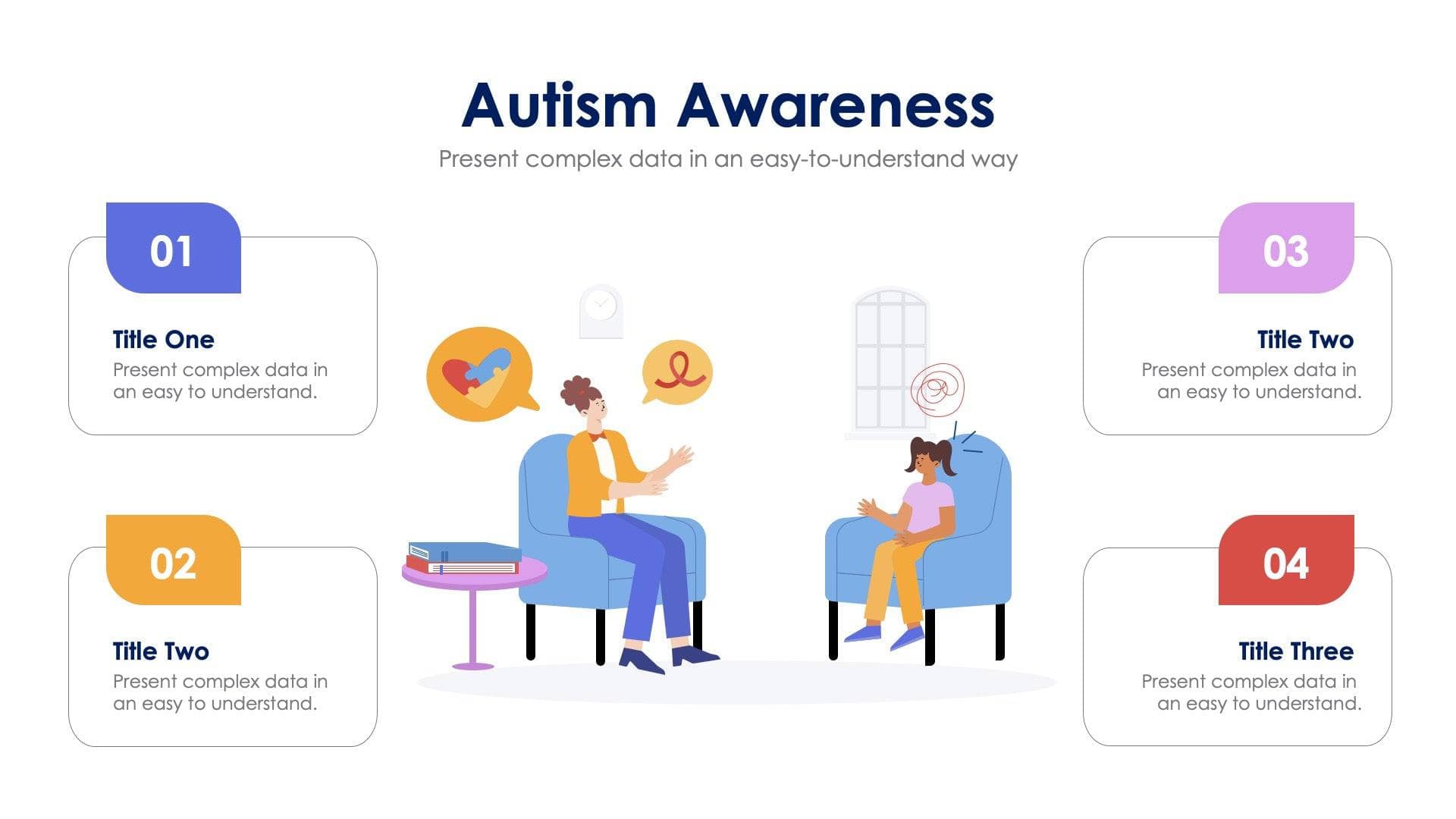 Autism Awareness Slide Infographic Template S08162201 – Infografolio