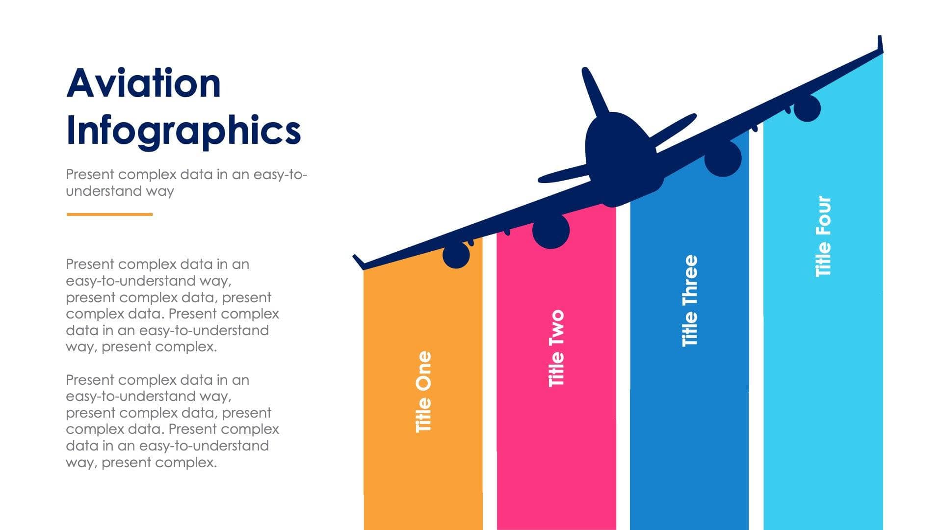 Aviation Slide Infographic Template S03022219 | Infografolio